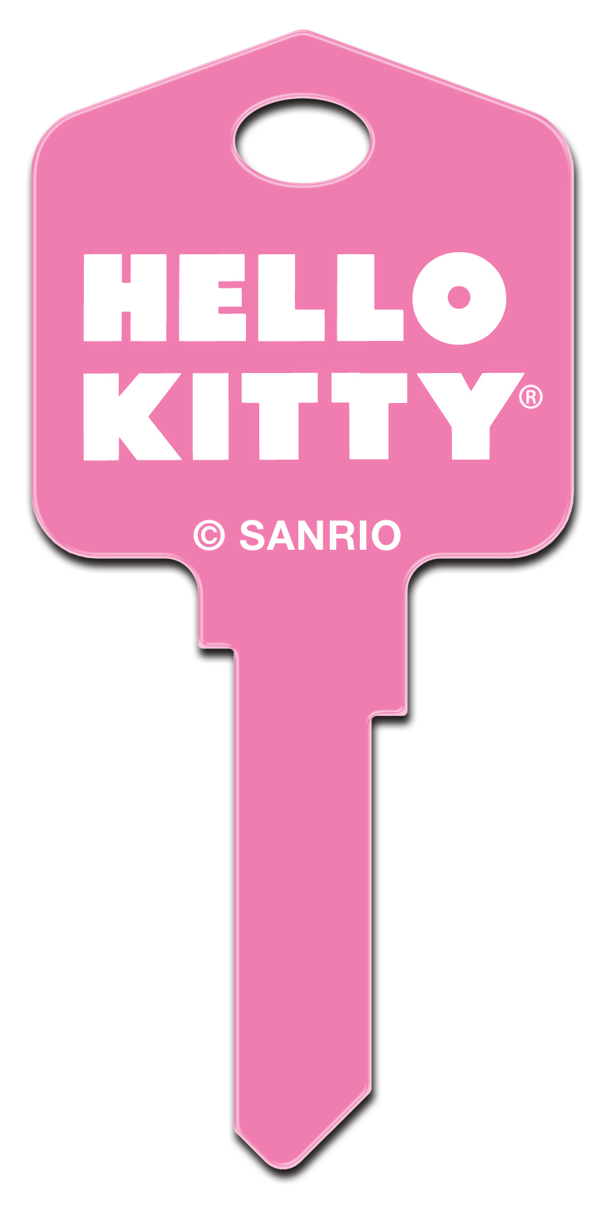 Hello Kitty large headed licensed painted house key blanks